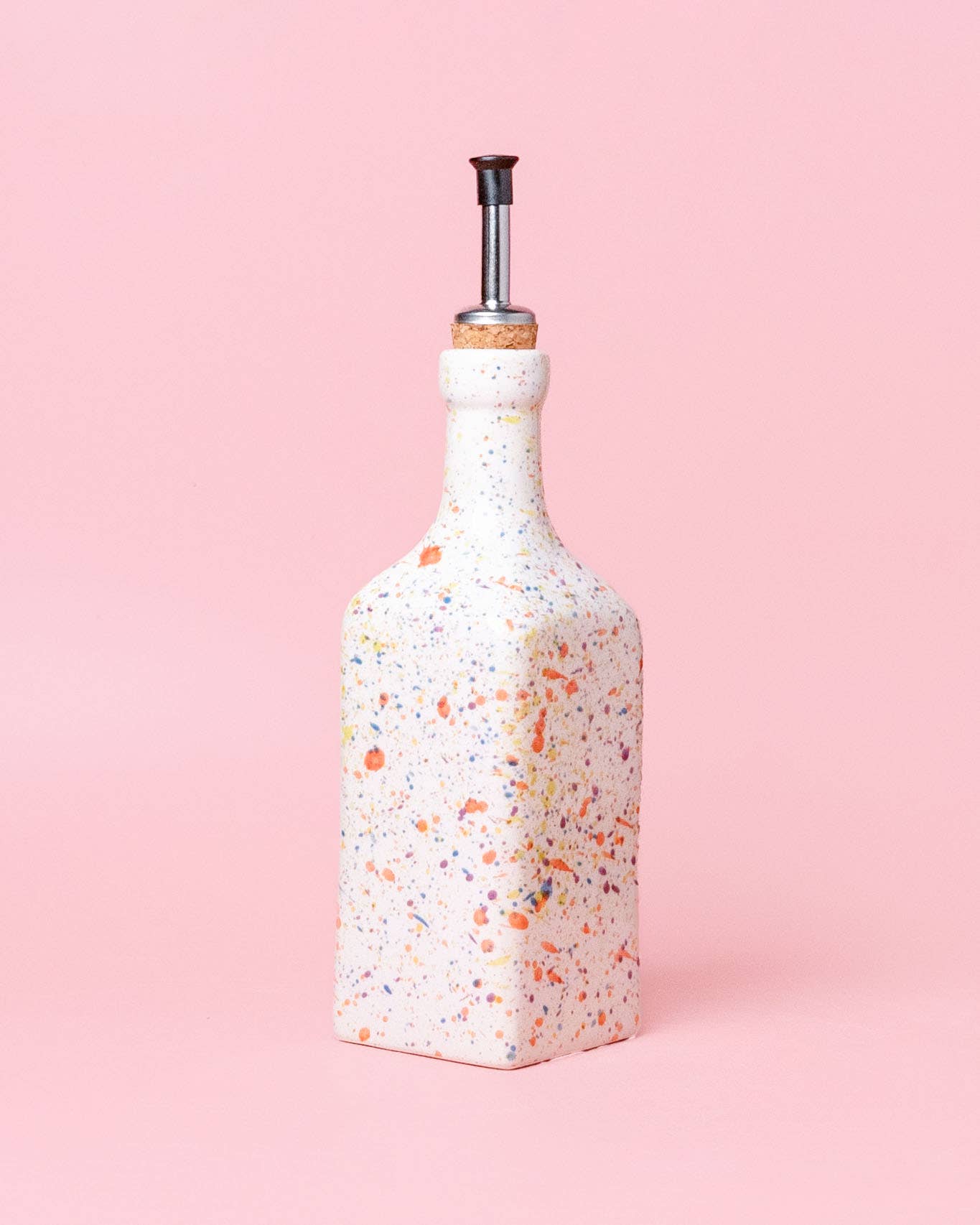 Handmade Ceramic Oil Dispenser/ 475ml / CARNAVAL – Little Olive Co.