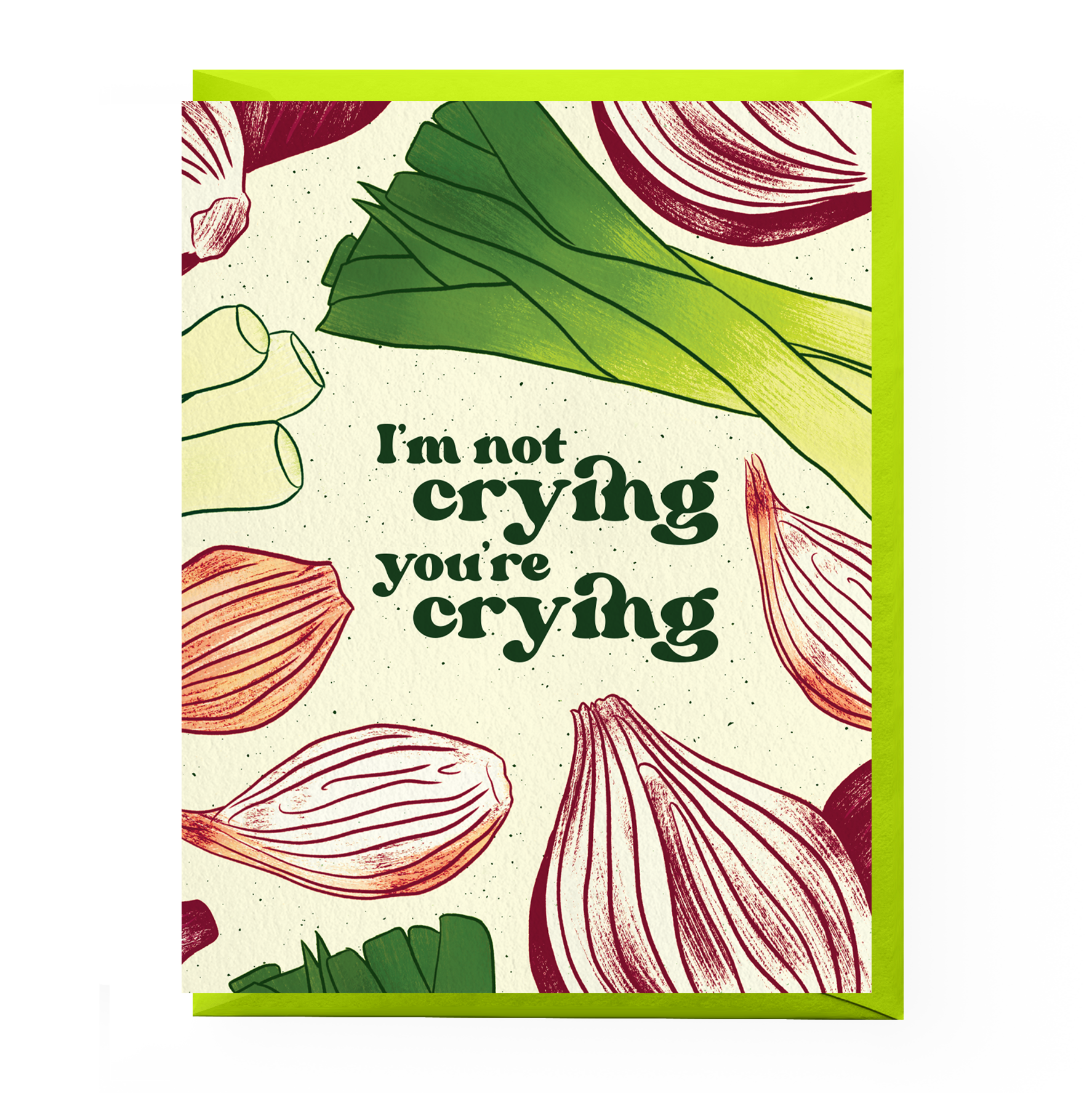 Crying Onions Congratulations Card – Little Olive Co.